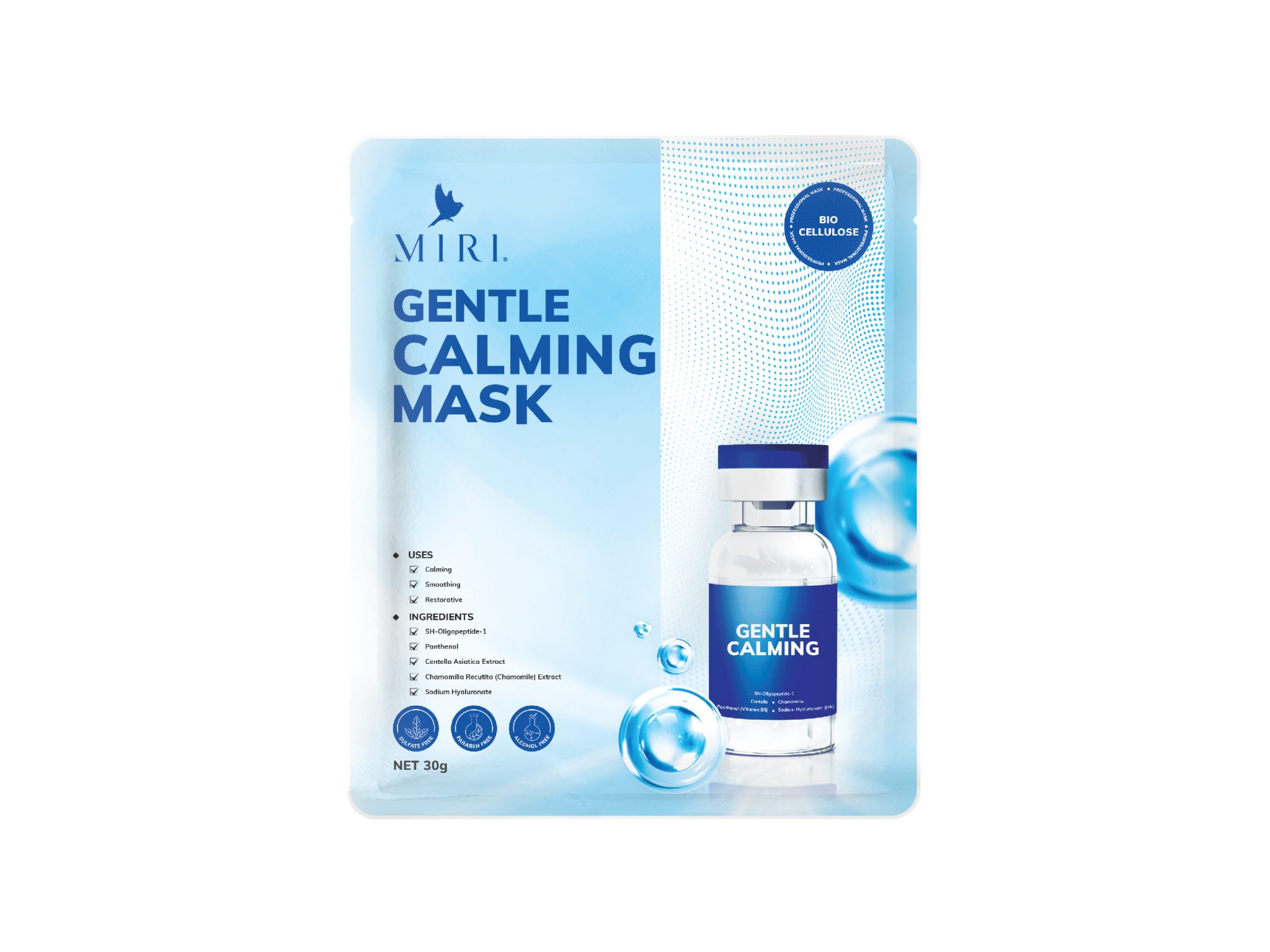Gentle Calming Mask MIRI - Mặt Nạ Giúp Làm Dịu Da