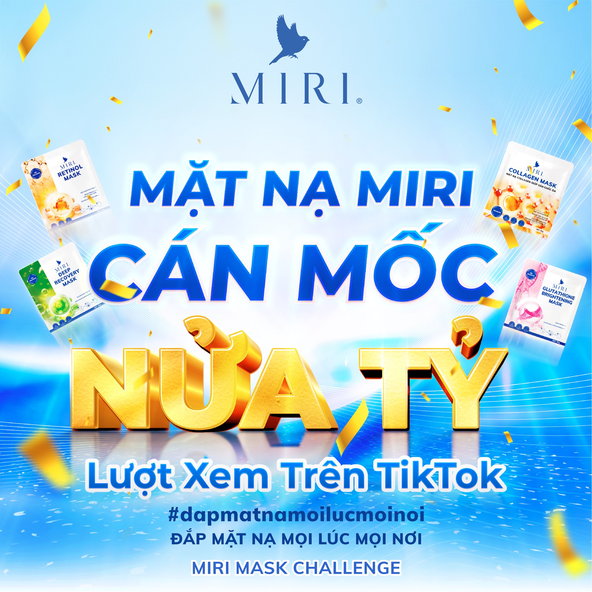 Cuộc Thi Đắp Mặt Nạ Của MIRI Chinh Phục Hơn Nửa Tỷ Lượt Xem Trên Tiktok